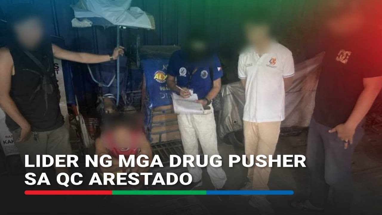 Lider ng mga drug pusher sa QC arestado, higit P400K shabu at baril ...