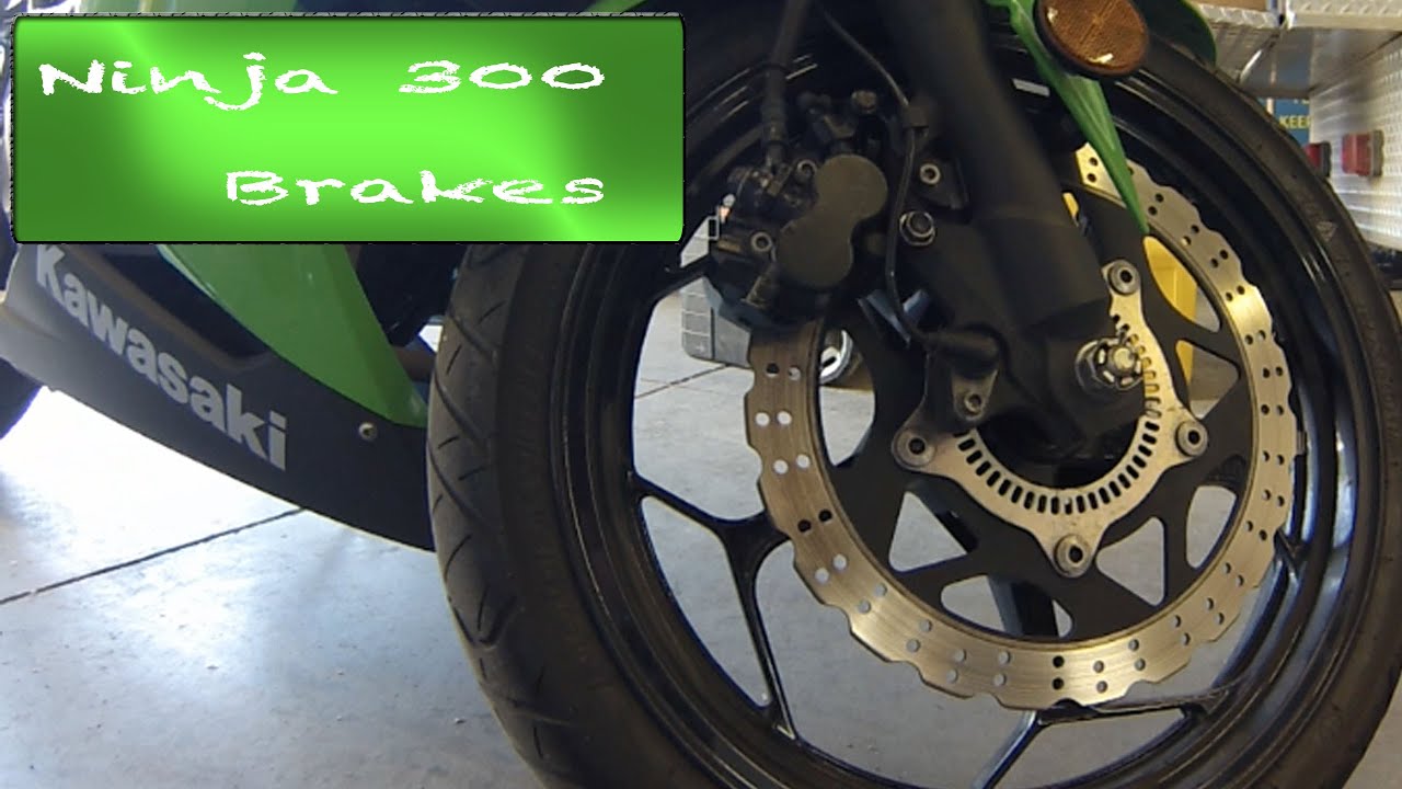 Replace your brake pads easy | Ninja 300 - YouTube