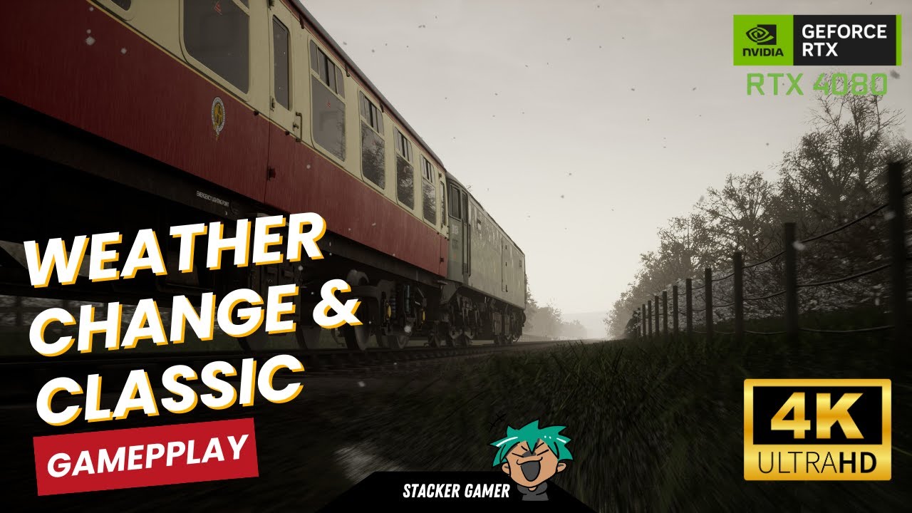 TSW4 Gameplay UK Country Side Weathered | Train Sim World 4k Gameplay ...