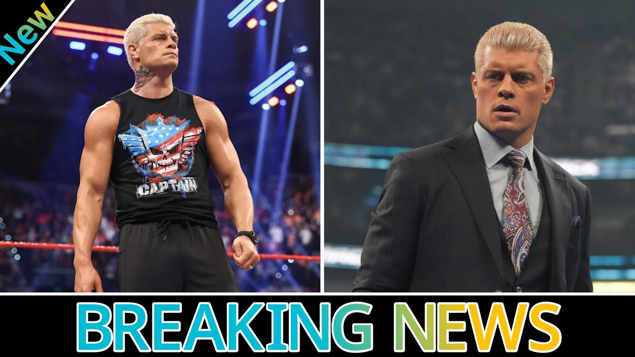 Tears Flow: Cody Rhodes Breaks His Silence with Heartbreaking News for ...