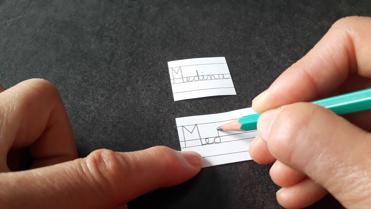 Medina cursive - YouTube