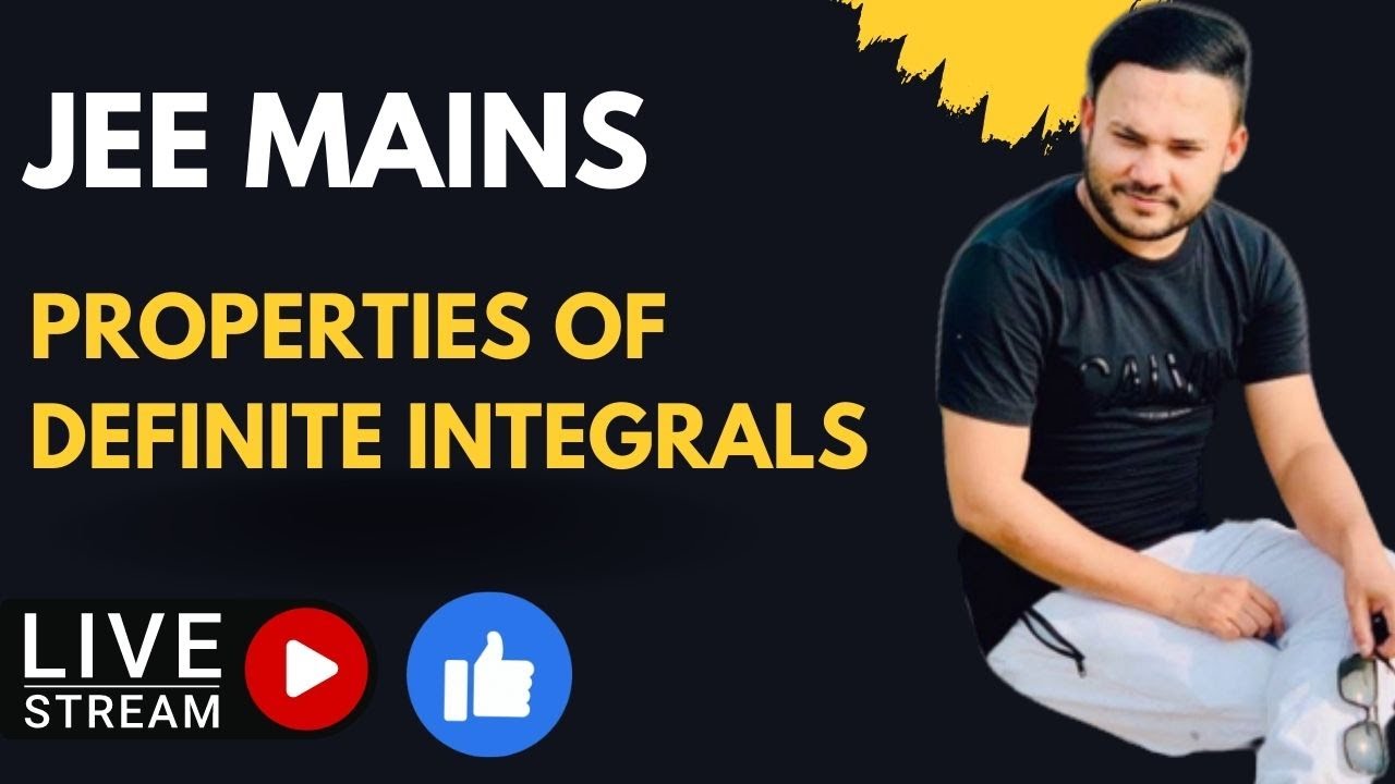 JEE MAINS 2023 : Definite Integrals Lec 2 | Class 12 || IIT MATH ...