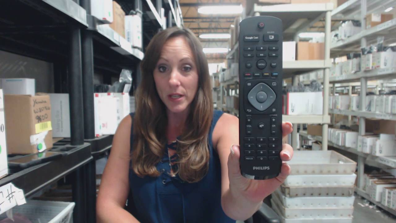 New Original Philips URMT42JHG006 Google Cast Ultra TV Remote Control ...