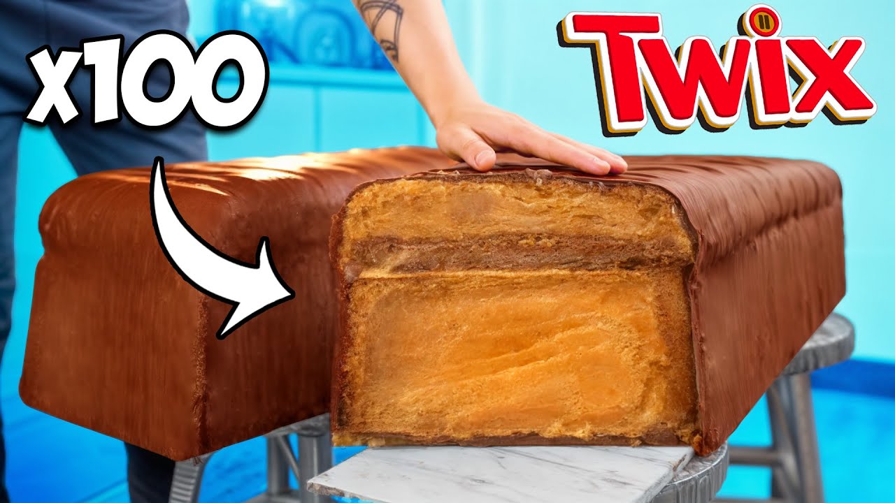 Giant Twix | How to Make The World’s Largest DIY Twix by VANZAI | find ...