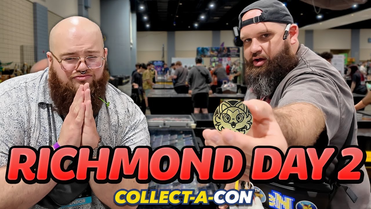 DAY 2 RICHMOND COLLECT A CON! VENDOR POV - YouTube