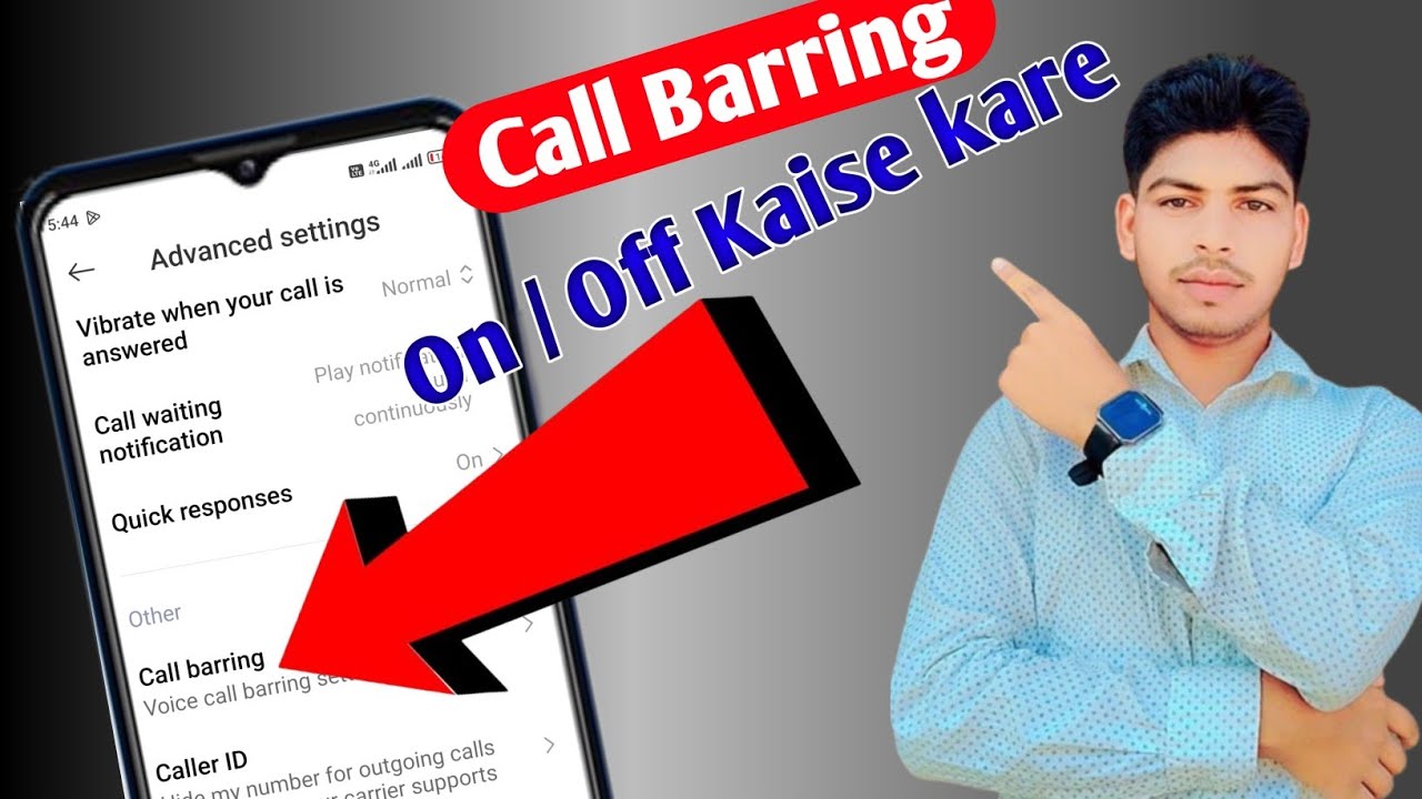 What is Call Barring ? Turn on / off on Android phone & iphone | Call ...