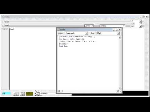 Visual Basic 4.0: How to prevent crashing a program. (VB4, VB 4.0 ...