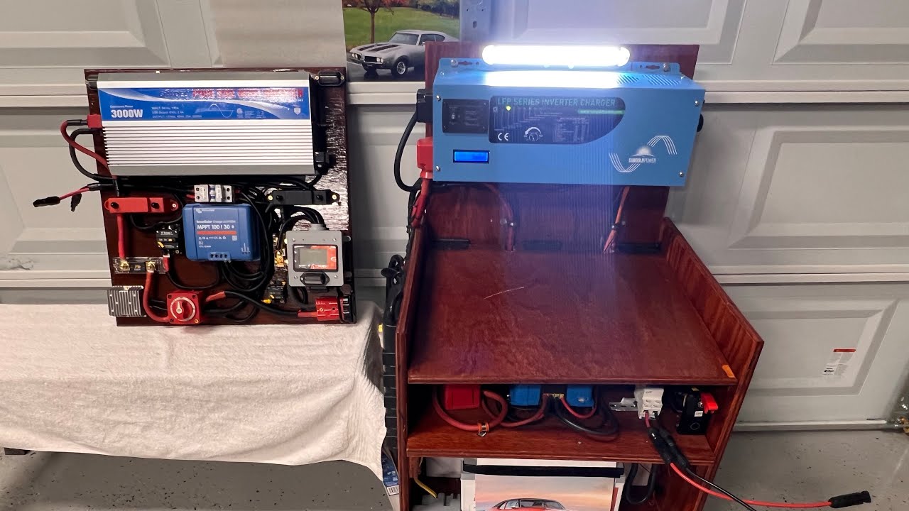 DIY cabinet solar generator Keep your lights on and your Refrigerator ...