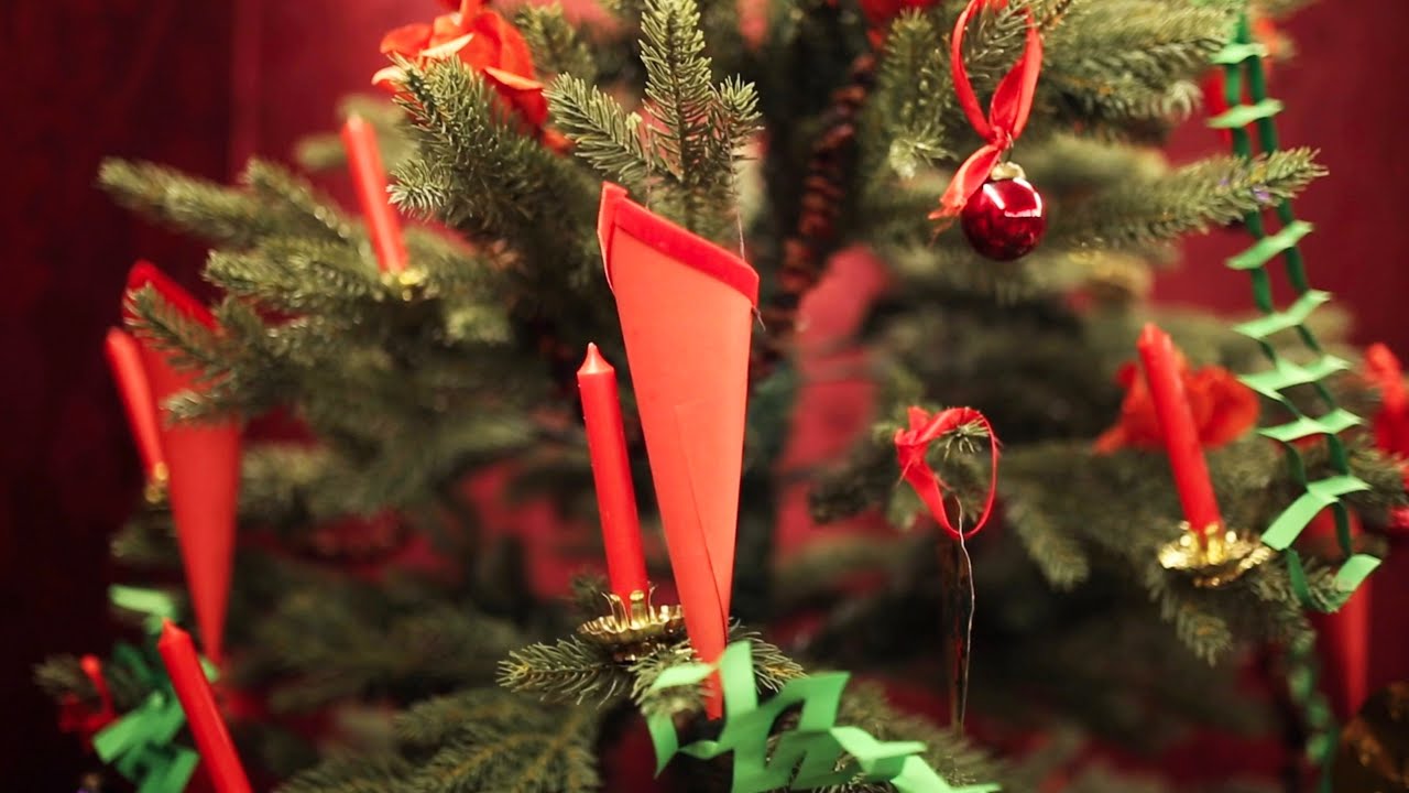 How to Make a Cornucopia Tree Decoration - YouTube