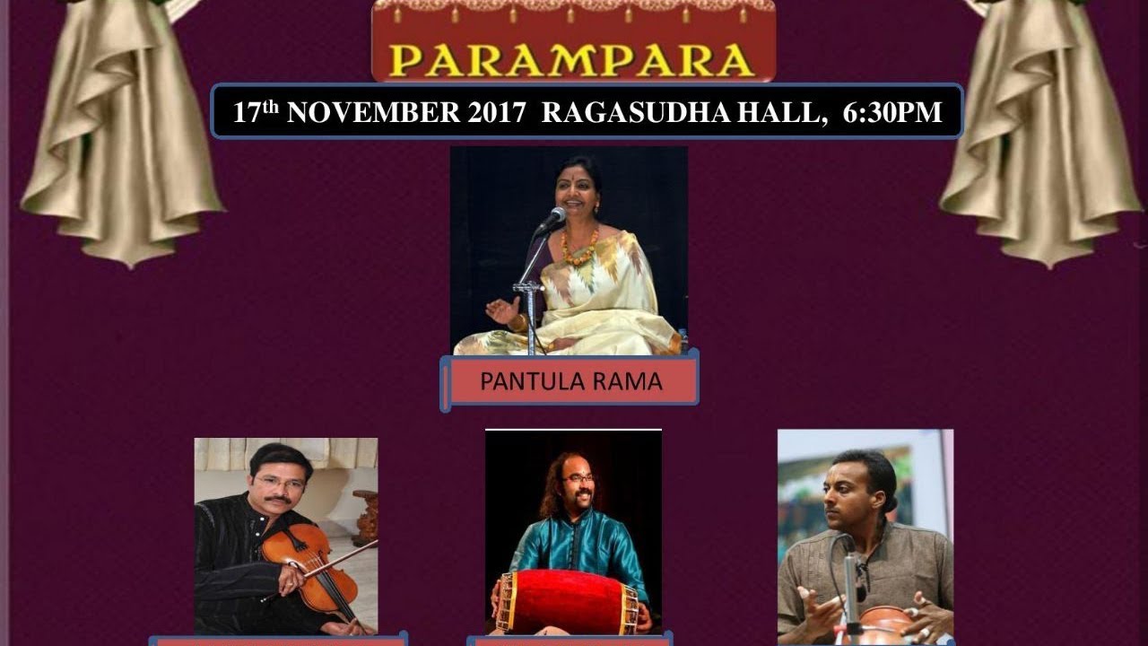 Parivadini LIVE- Vid. Pantula Rama for Parampara - 17th Nov 2017 - YouTube