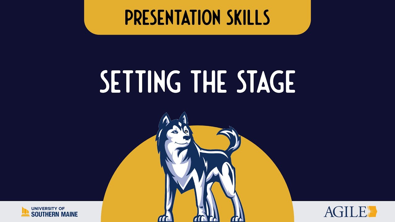 Presentation Skills: Setting the Stage - YouTube