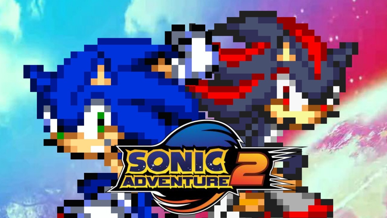 Sonic Adventure 2 Battle Intro - Sprite Animated Remake!! - YouTube