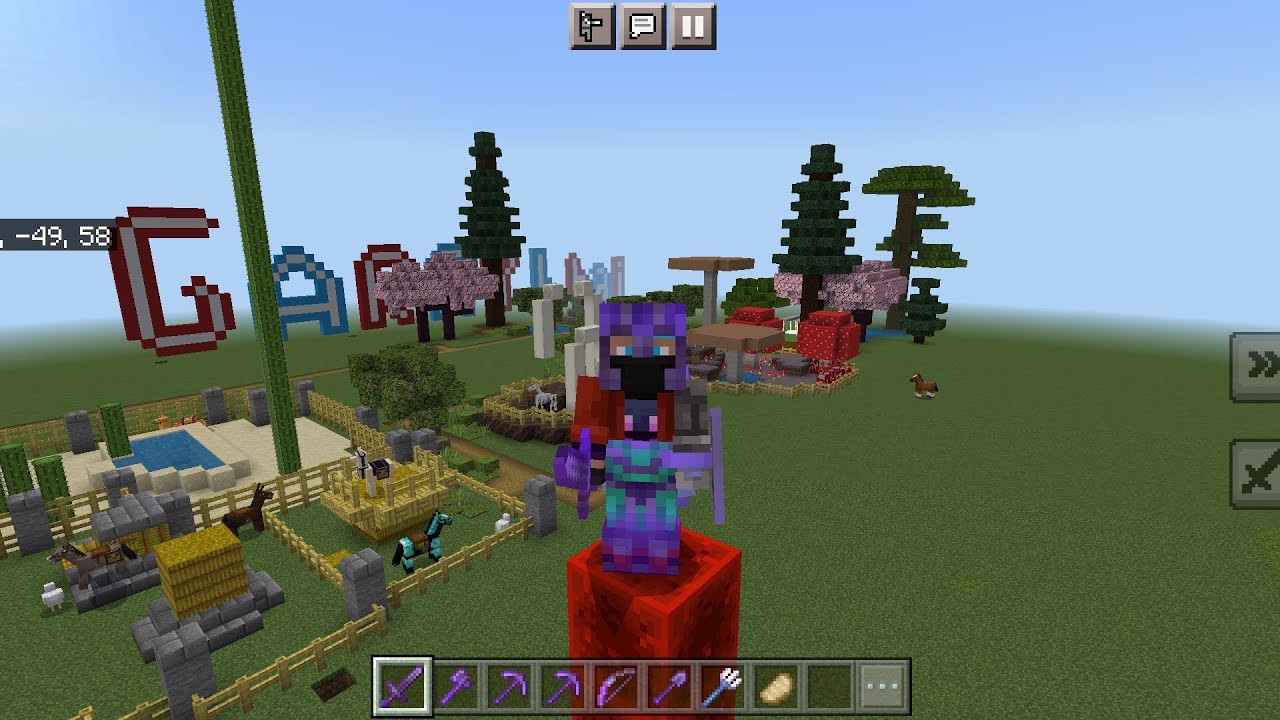 tour of my world in minecraft - YouTube