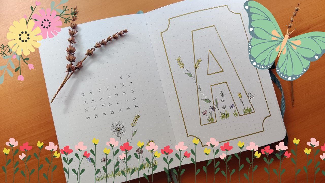 Bullet Journal 2023 | Abril | ¡Ha llegado la primavera!🌼🌷🌹 | Archer and ...