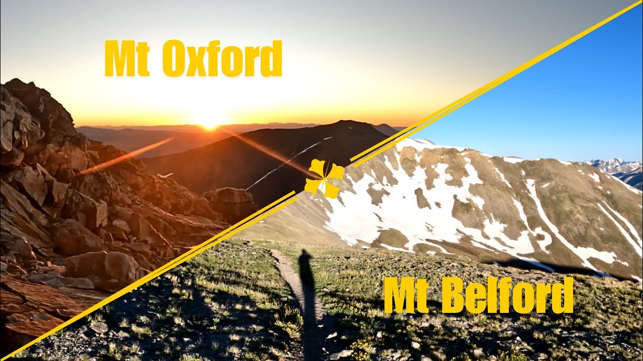 Mount Belford and Mount Oxford 14er Hike - #20/58 - YouTube