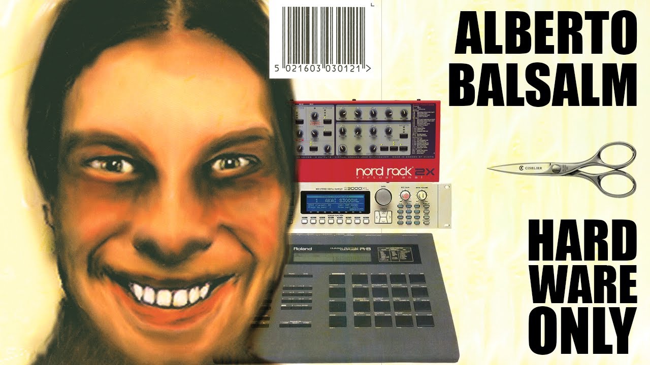 Aphex Twin - Alberto Balsalm - hardware only cover/recreation - YouTube