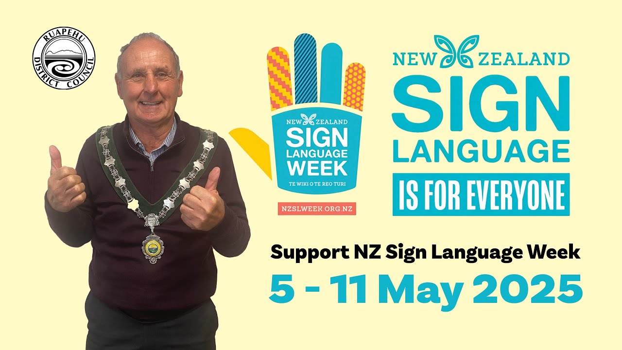 Support NZ Sign Language Week 2025 - YouTube