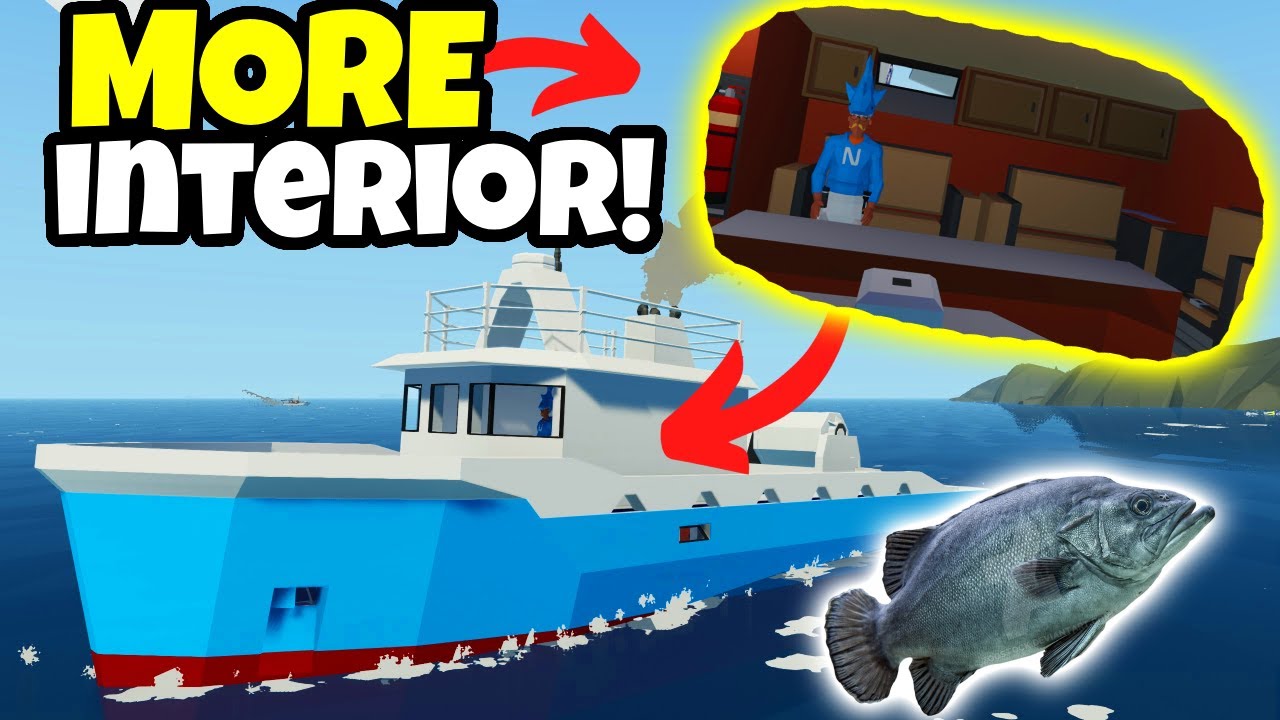 Adding Interior & More! | Ultimate Fishing Boat, Stormworks (#4) - YouTube