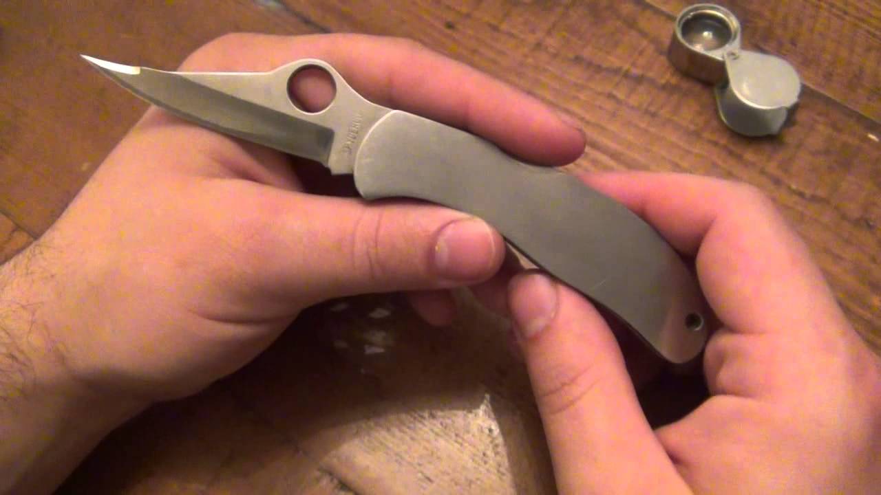 Knife Review : Spyderco Worker (C01P) [GIN-1 Steel] - YouTube