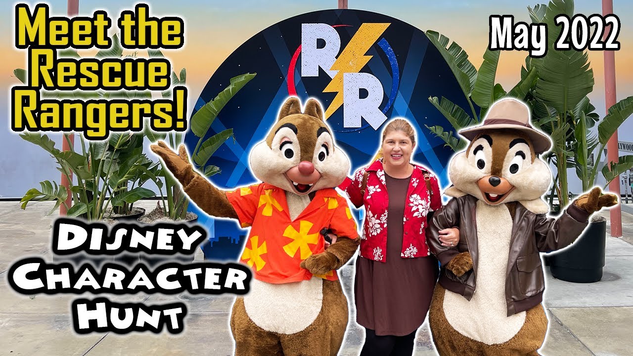 Chip and Dale Rescue Rangers at Disneyland | Character Meet and Greet ...
