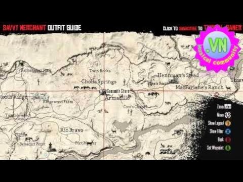 Red Dead Redemption - How to get Savvy Merchant Outfit - YouTube