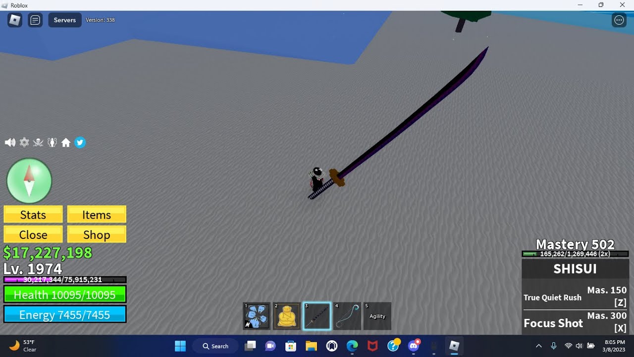 How to get the big sword in Roblox Blox Fruits - YouTube