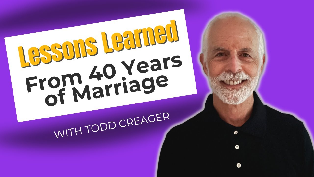 Lessons Learned From 40 Years of Marriage - YouTube