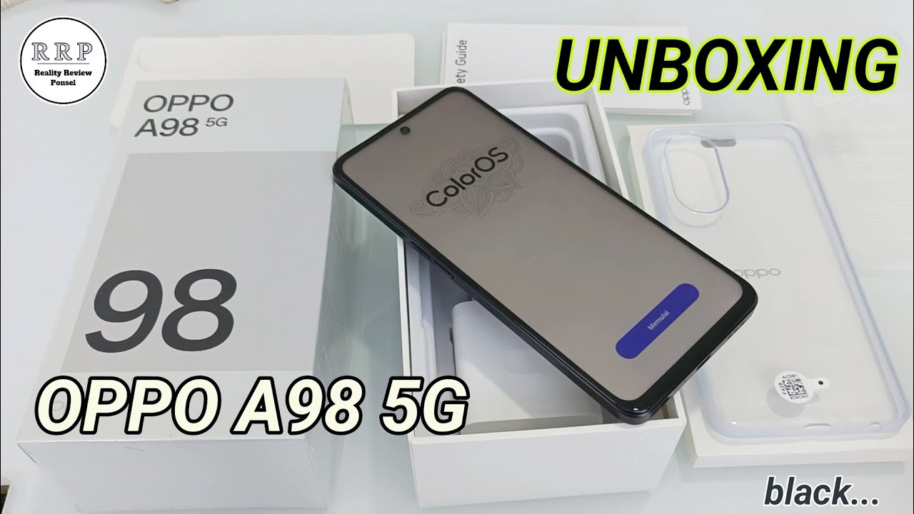 Unboxing Oppo A98 5G Black - YouTube