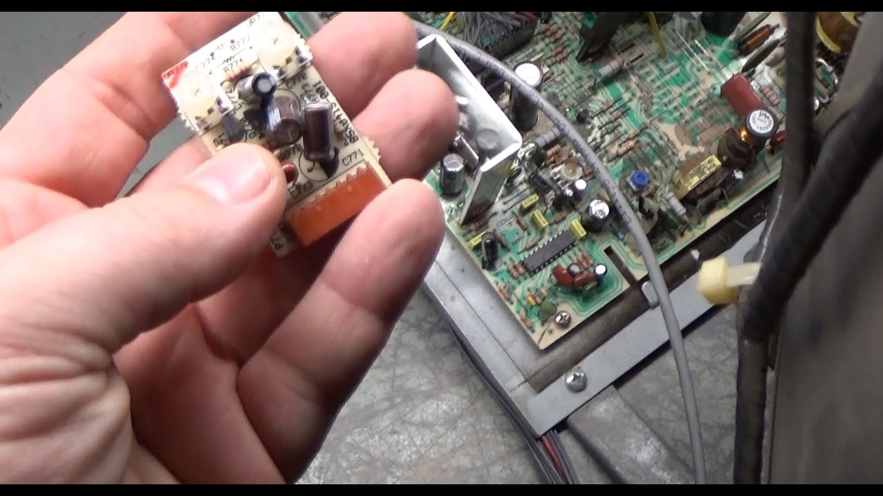 25" K7400 Arcade Monitor Chassis Repair - Curved Image (Pincushion ...