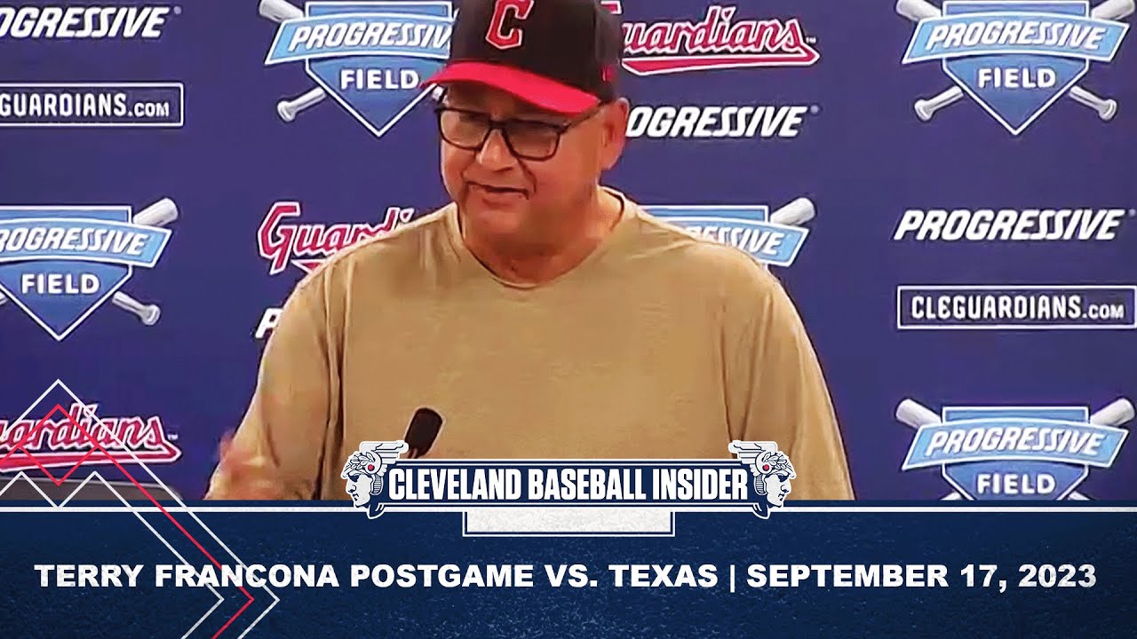 Terry Francona Talks After Guardians Score 9 Runs In One Inning Against ...