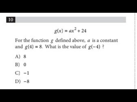 SAT math problem. Number (10). In this video, l showed how to prepare ...