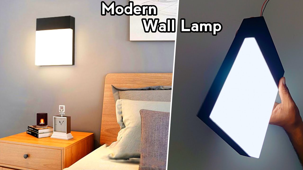 Apex Modern Nordic Wall Lamp White / How To Make Wall Light | Simple ...
