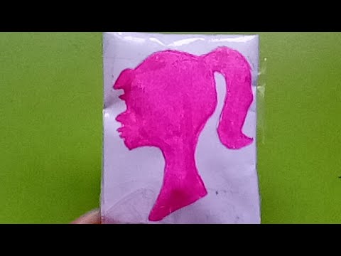 How to make Bag paper Barbie😍 ASMR 😍 satisfying paper toy 🎀 BARBIE ...