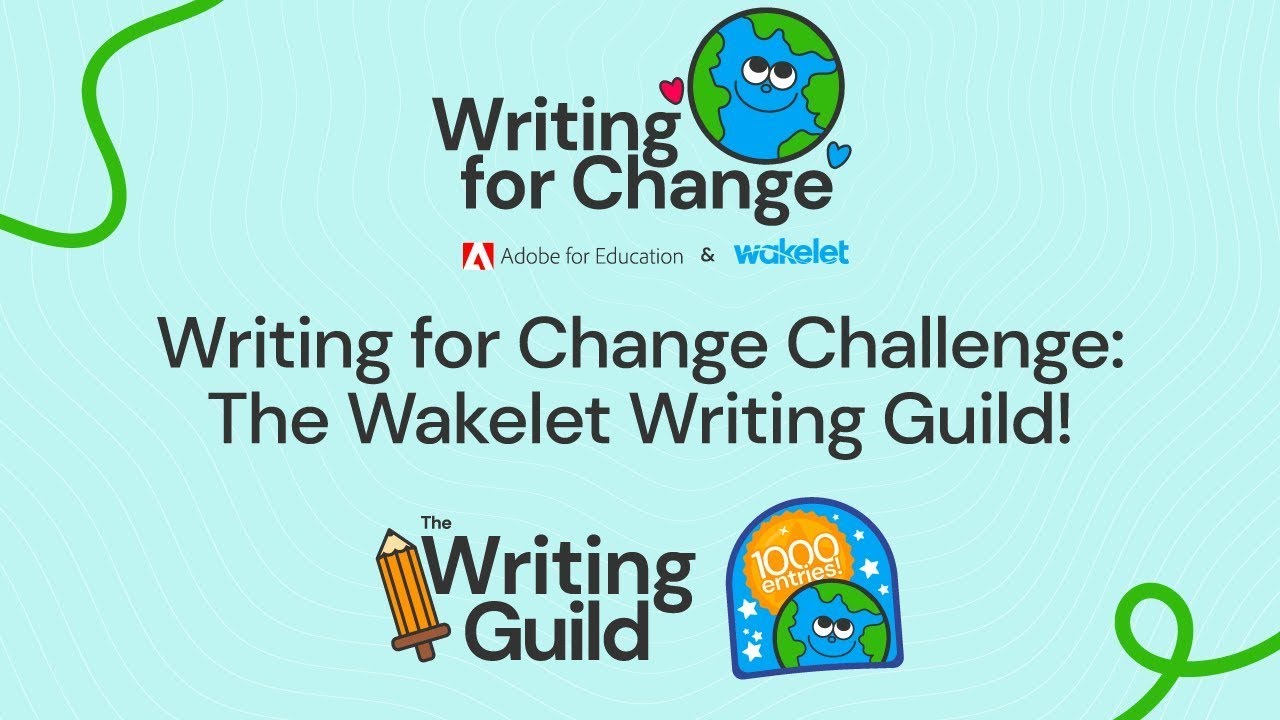Writing for Change Challenge: The Wakelet Writing Guild - YouTube