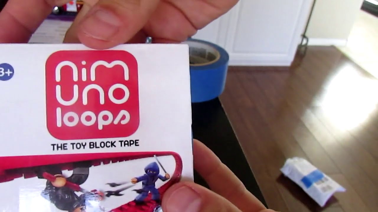 Indiegogo Nimuno Loops Toy Block Tape Unboxing - YouTube