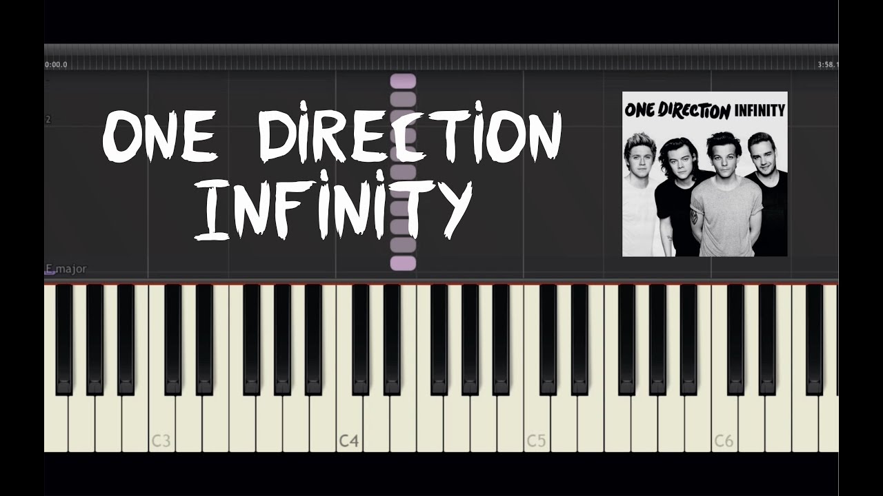 One Direction - Infinity - Piano Tutorial by Amadeus (Synthesia) - YouTube
