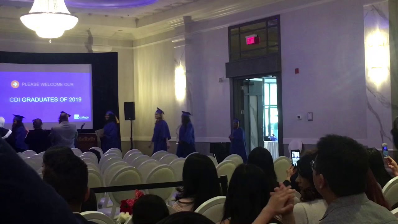 Graduation Ceremony at CDI College Mississauga Convention Center Canada ...