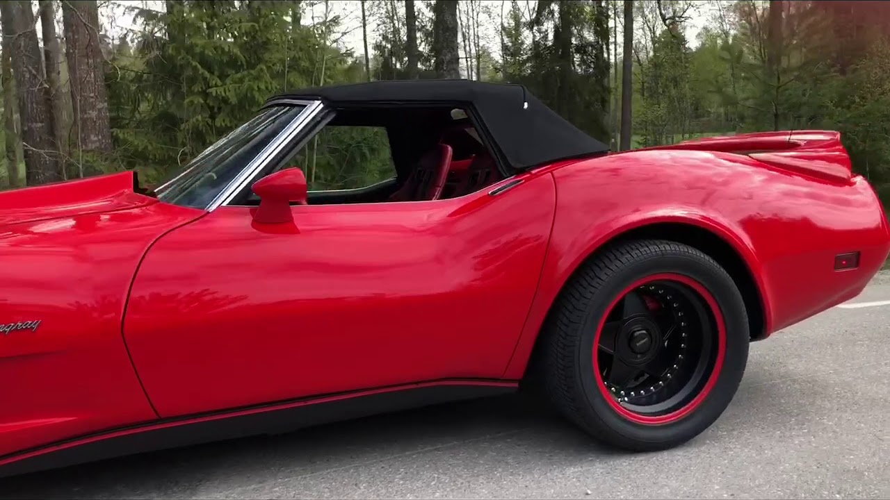 CORVETTE STINGRAY CUSTOM 71 CONVERTIBLE PART 2 - YouTube