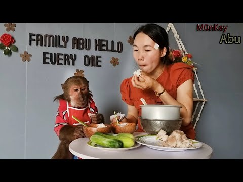 ABU a new day, brush your teeth and wash your face to cook for mom