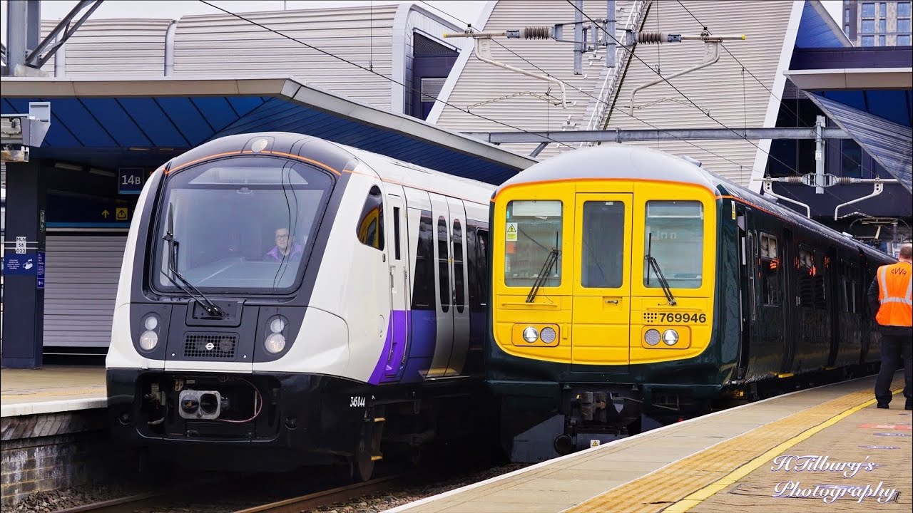 Class 769: 769946 Departs Reading On It's Very First Test Run - YouTube