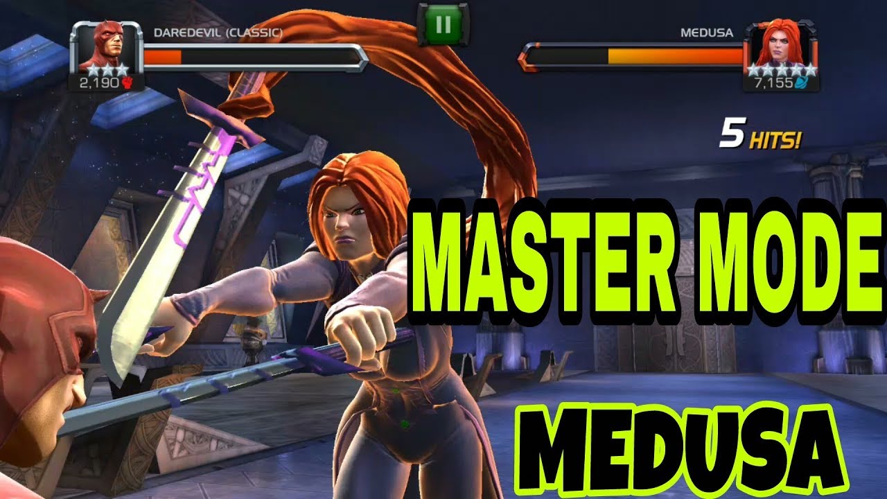 MEDUSA MASTER MODE-Marvel Contest Of Champions - YouTube