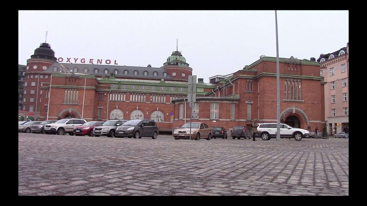 Random lift / elevator tour in Hakaniemi market hall and nearby ...