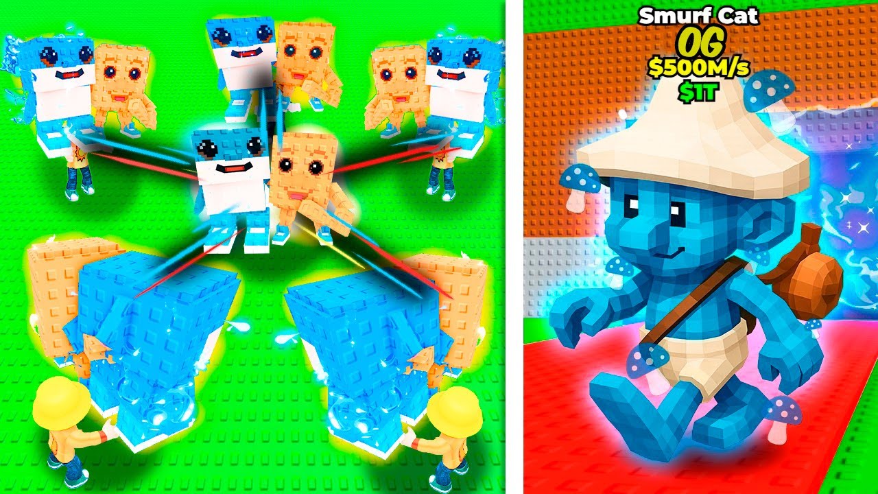 DESBLOQUEÉ el NUEVO RITUAL SMURF CAT!? en Steal a Brainrot! - YouTube