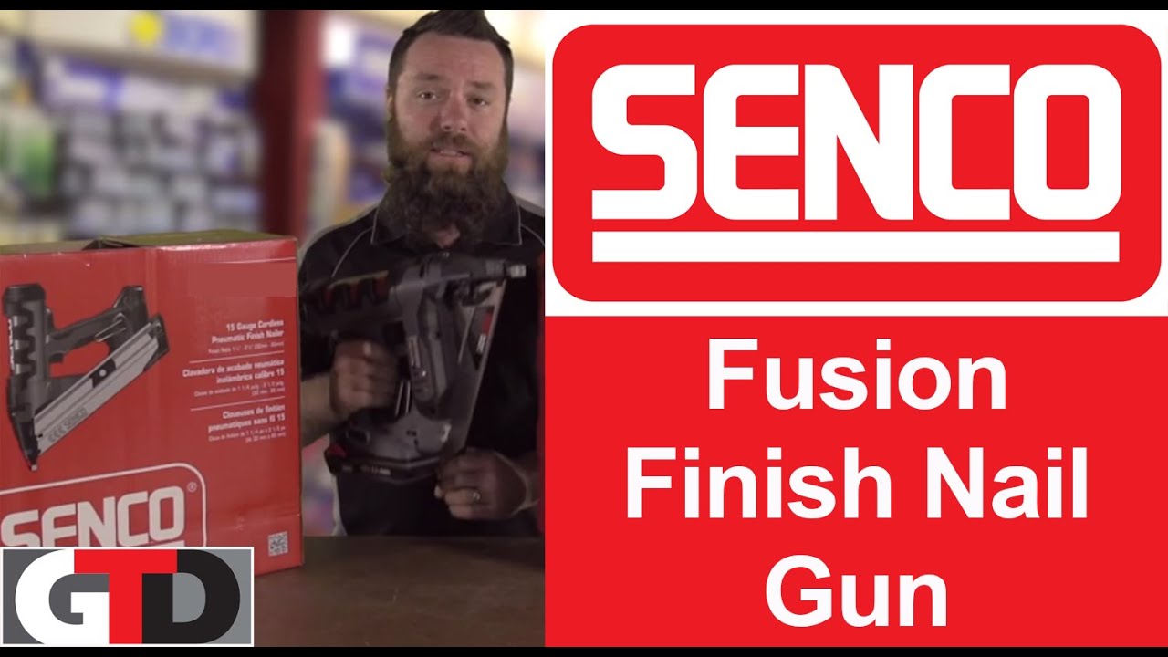 Senco Fusion Finish Nailer Nail Gun - FN65DA - YouTube