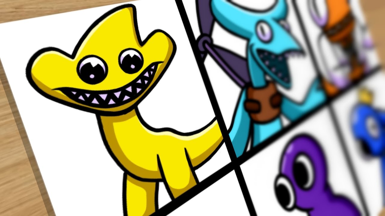 Drawing ROBLOX Rainbow Friends Chapter 2 But the Roles are Reversed ...