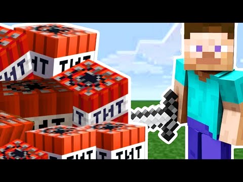 I BUILT A TNT Wall In Minecraft... (Very Epic) 😎 - YouTube