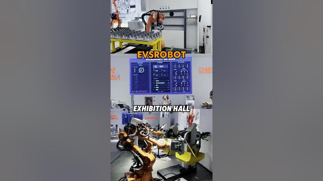 🤖 Explore EVSROBOT's Smart Factory Exhibition Hall#evsrobot #industrialrobots # ...