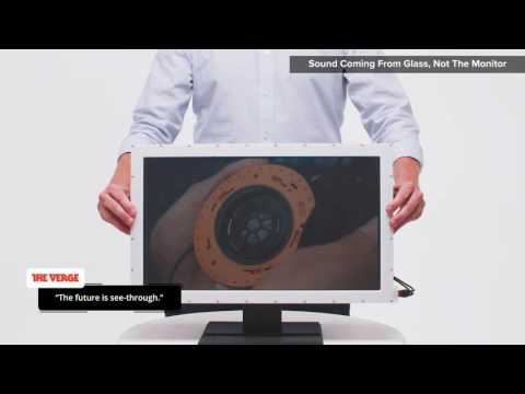 HyperSound Glass - A Prototype on a Monitor