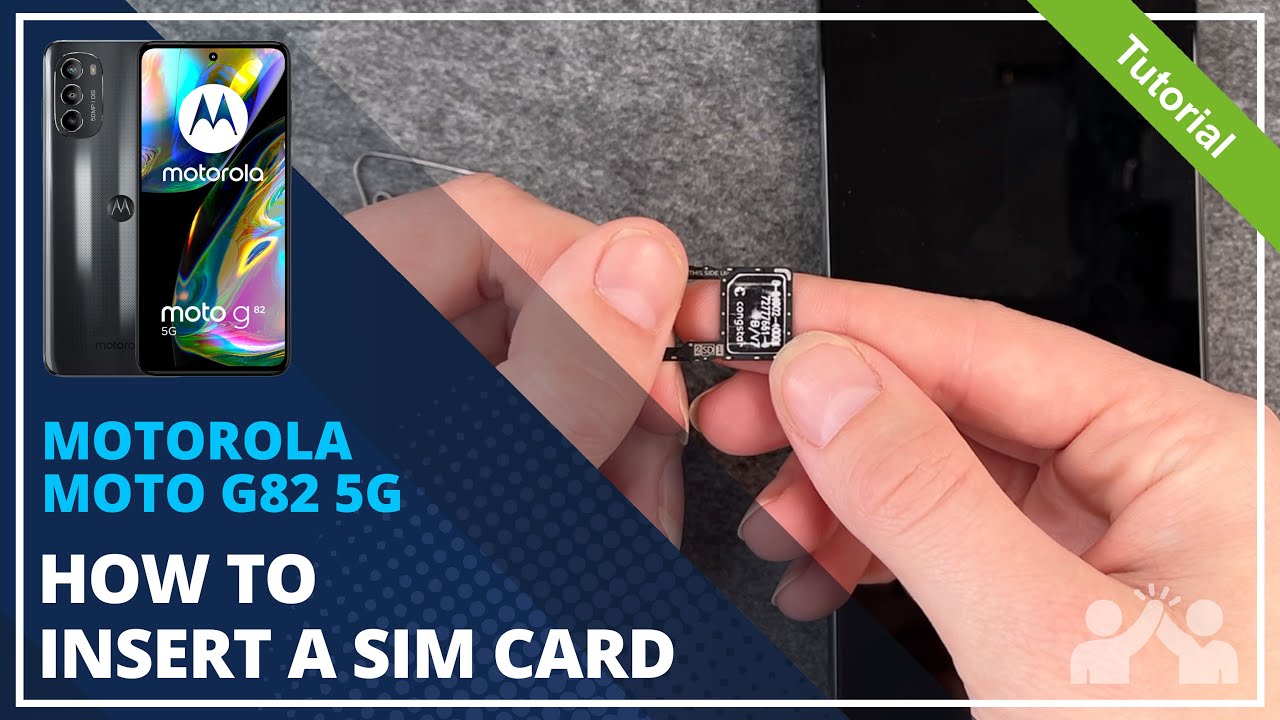 Mototola moto g82 5G - How to insert a SIM card • 📲 • 📶 • • | Tutorial ...