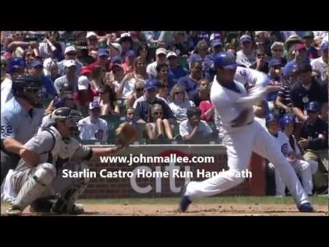 STARLIN CASTRO Slow Motion Home Run Baseball Swing - Hitting Mechanics ...